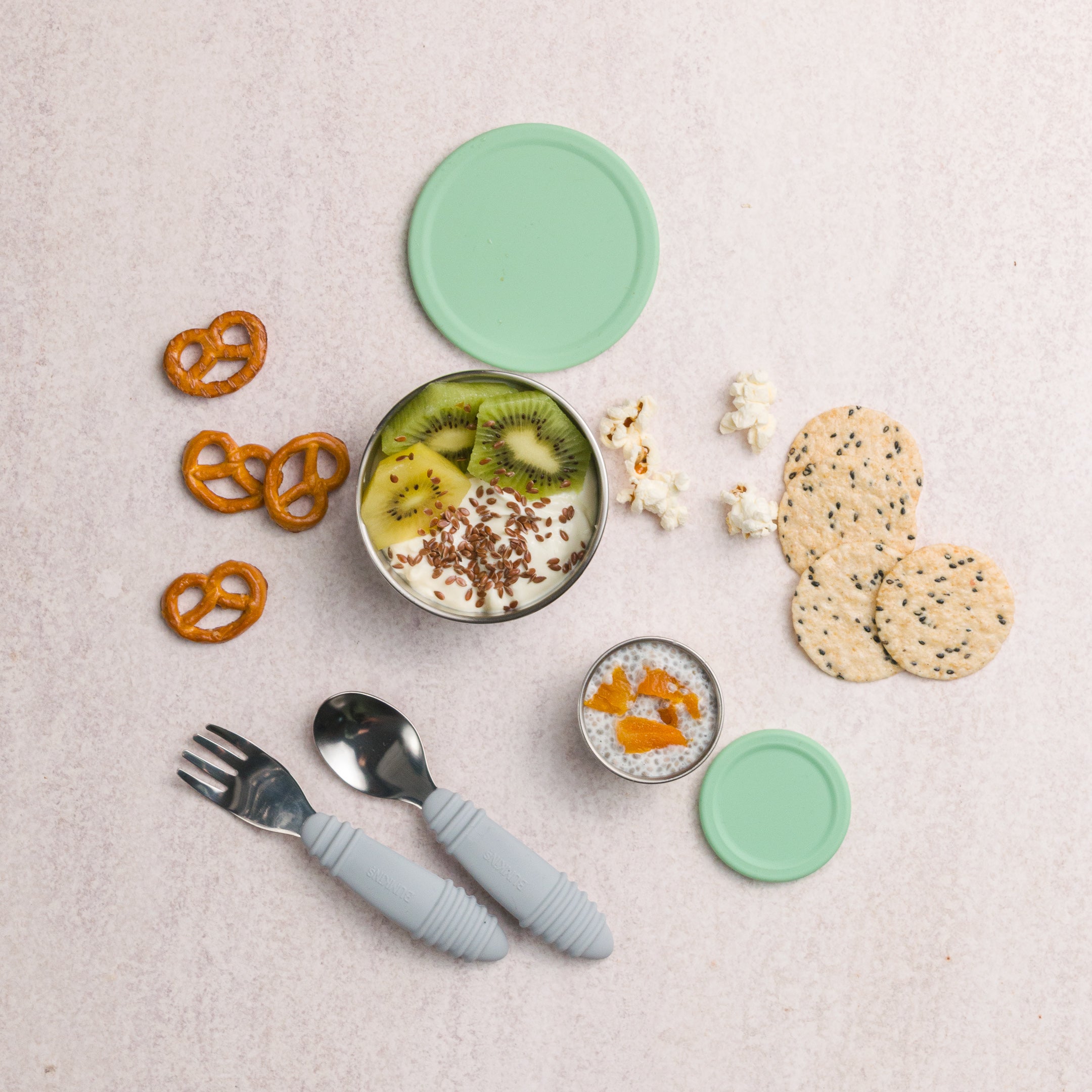 Nestling Stainless Steel Dipper Sets | THE LUNCHBOX QUEEN NZ – The ...