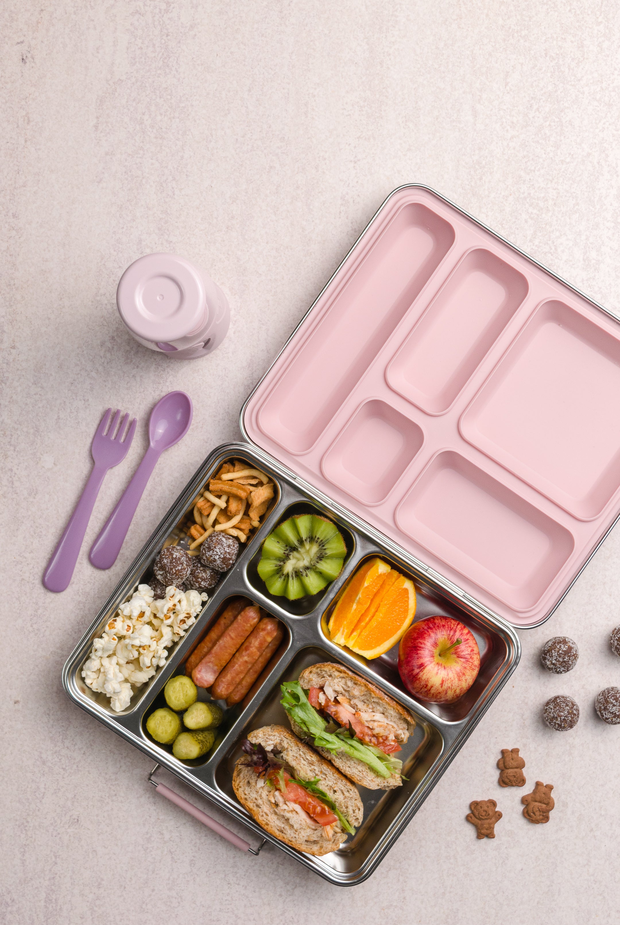Nestling Jumbo Leakproof Stainless Steel Lunchbox Colours | THE ...